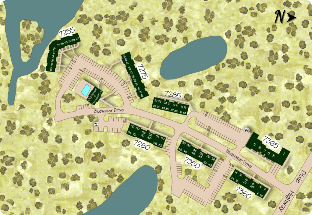 Apartments & Townhomes - Community Map - Bavarian Village